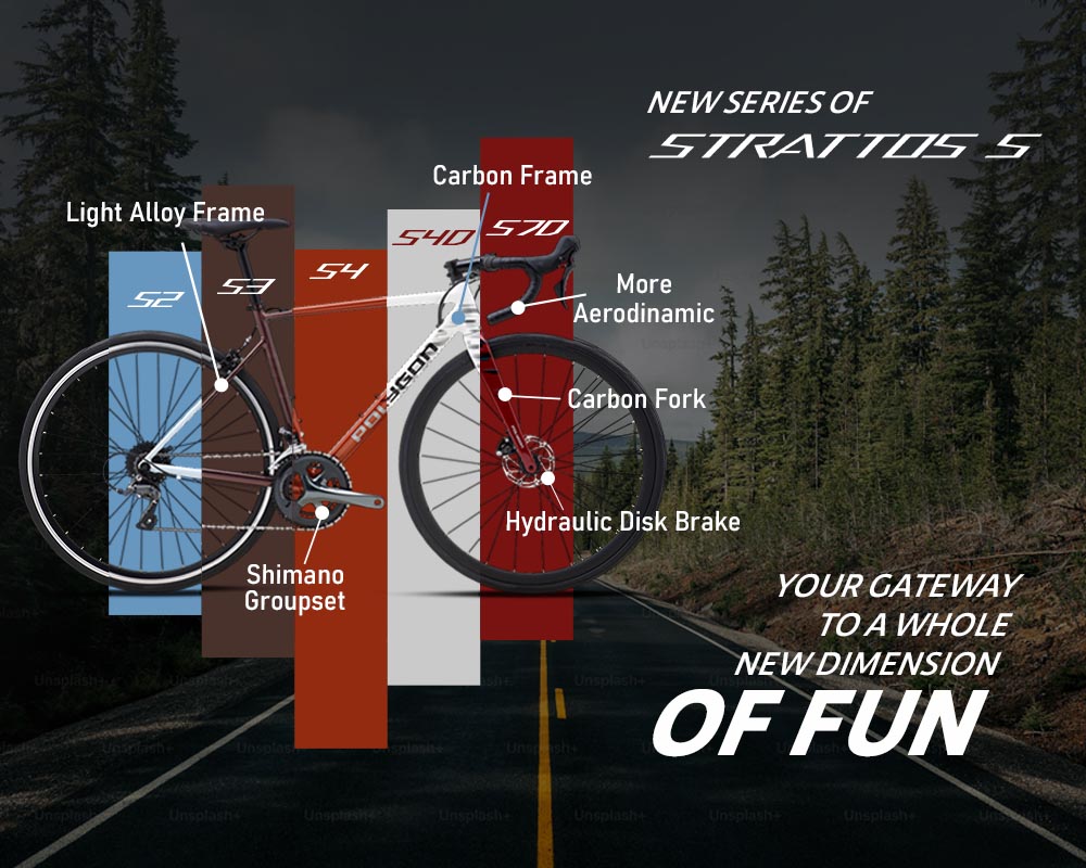 Discover the Polygon Strattos Road Bike Series | RODALINK MALAYSIA