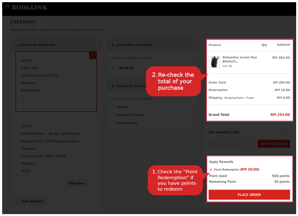How to earn and use Rodalink points / FAQs