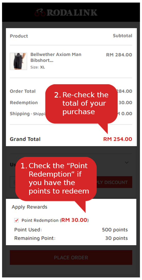 How to earn and use Rodalink points / FAQs