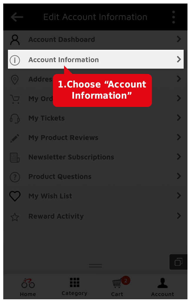 How to update the personal information on my account? / FAQs